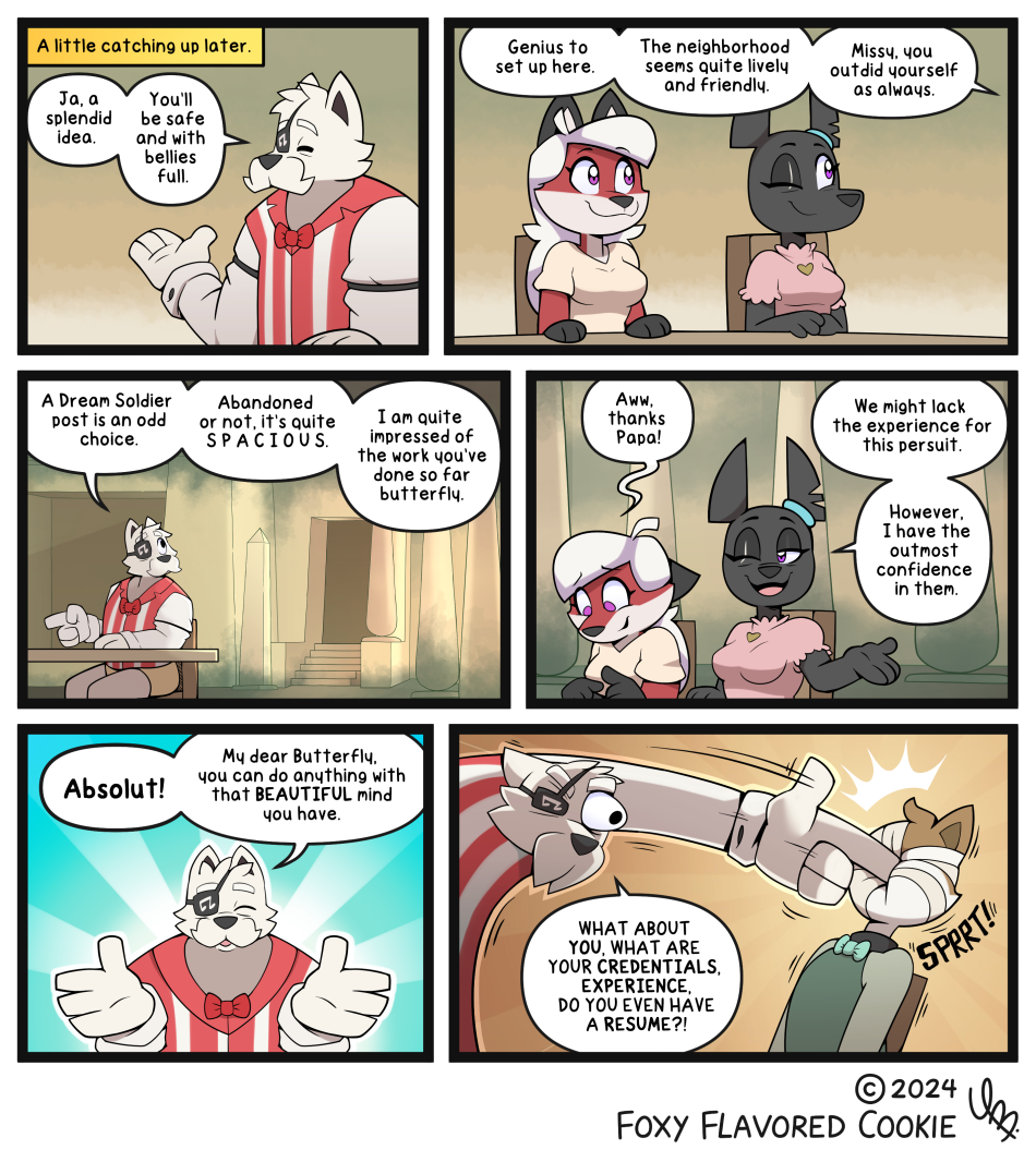 Comic 844 – Bias Resume – Foxy Flavored Cookie Comic 844 – Bias Resume – Foxy Flavored Cookie